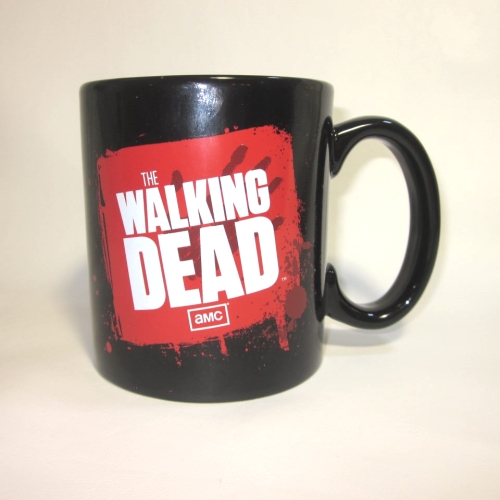 The Walking Dead Bicycle Girl Zombie Coffee Mug — ZombieGift.com