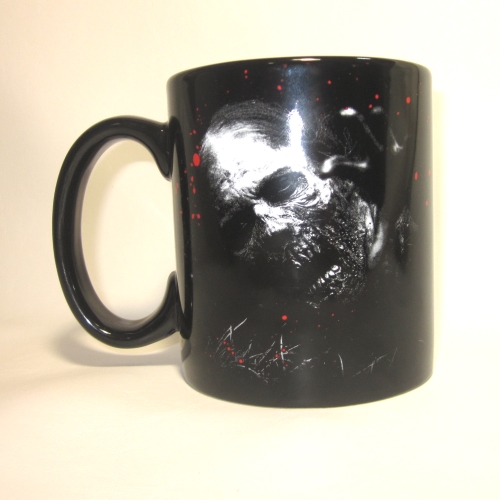 The Walking Dead Bicycle Girl Zombie Coffee Mug — ZombieGift.com