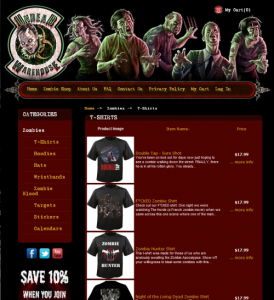 Undead Warehouse Zombie T-Shirt Giveaway – ZombieGift.com Zombie Blog